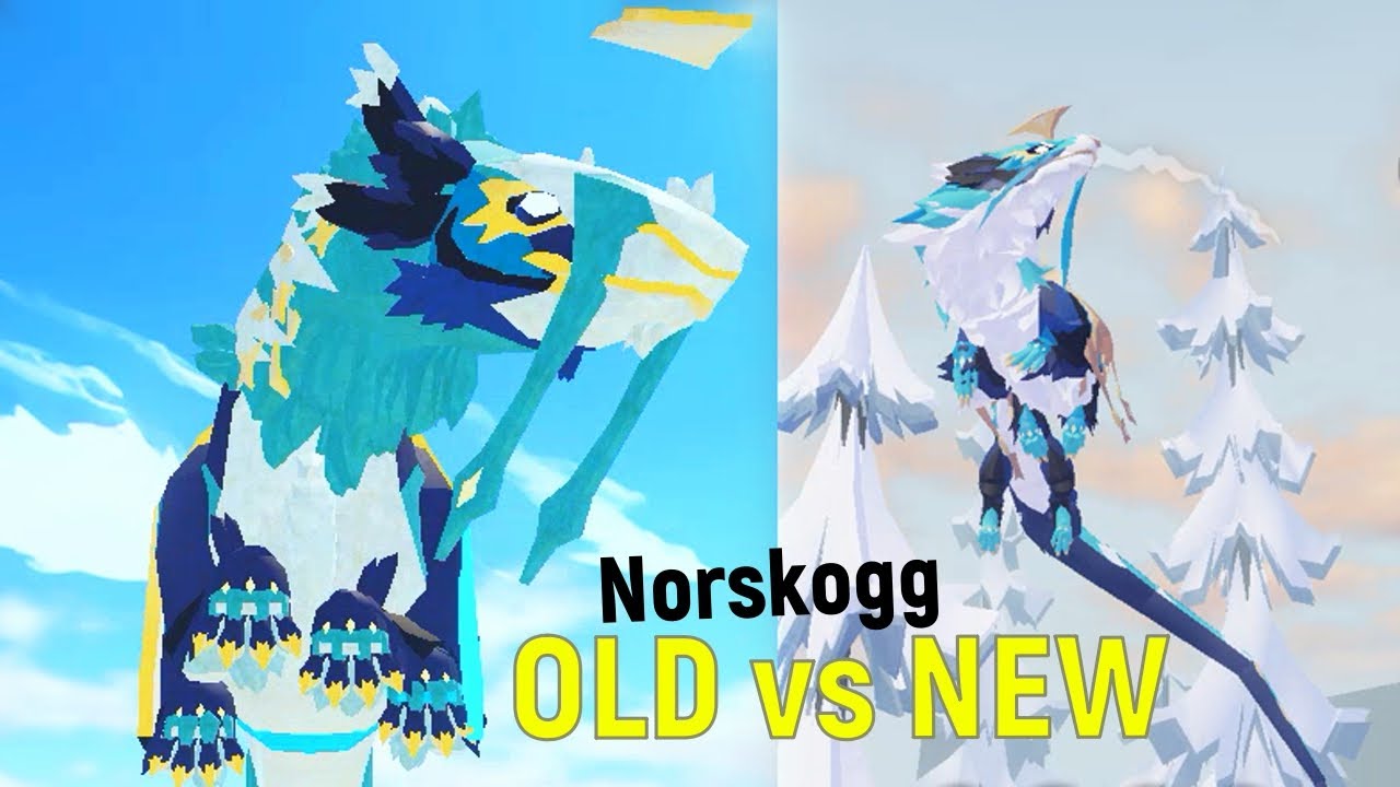 Norskogg Remodel and Reanimation! Old vs New! Creatures of Sonaria ...