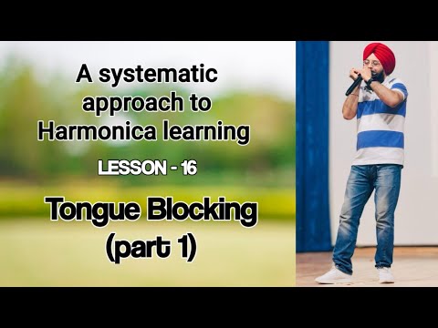 Systematic approach to Harmonica learning | Tongue blocking - 1 - YouTube