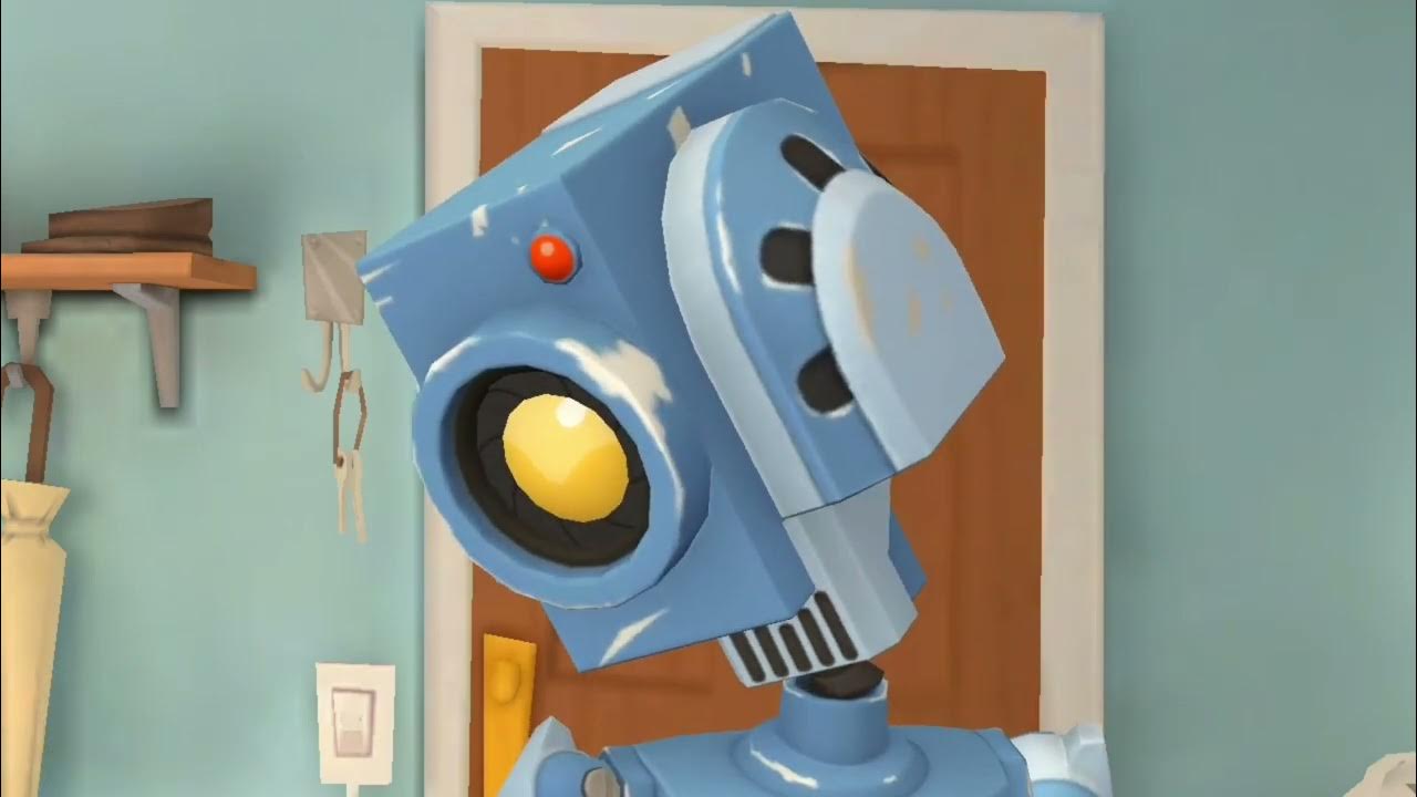 CLEAN: Robot Uses Plotagon Logic To Fix His Computer - YouTube