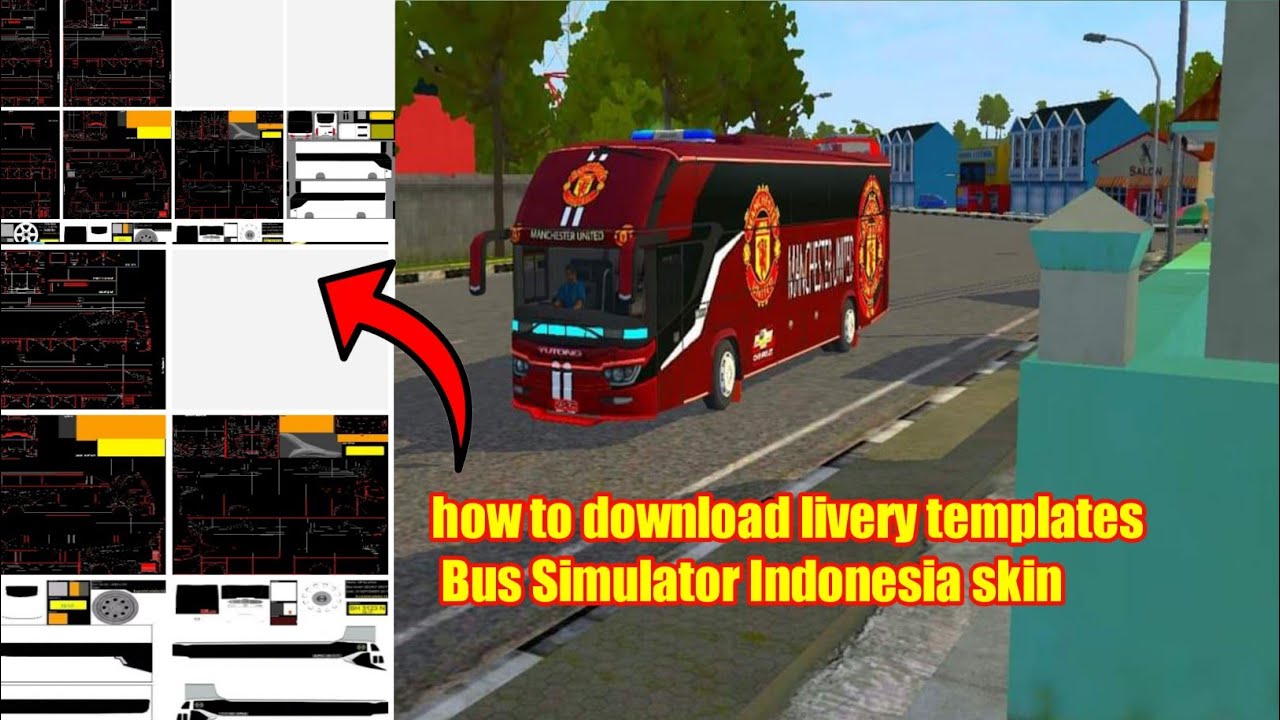 How to Download Livery Templates Skins for Bus Simulator Indonesia by ...
