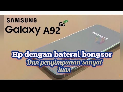hp samsung terbaru A92 5g,#layarlebar #samsunggalaxy - YouTube