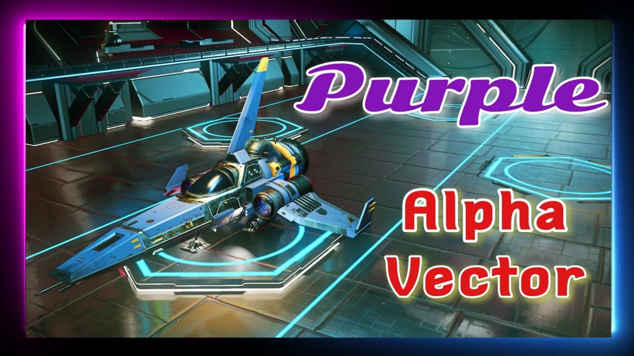 Rare purple alpha vector - YouTube