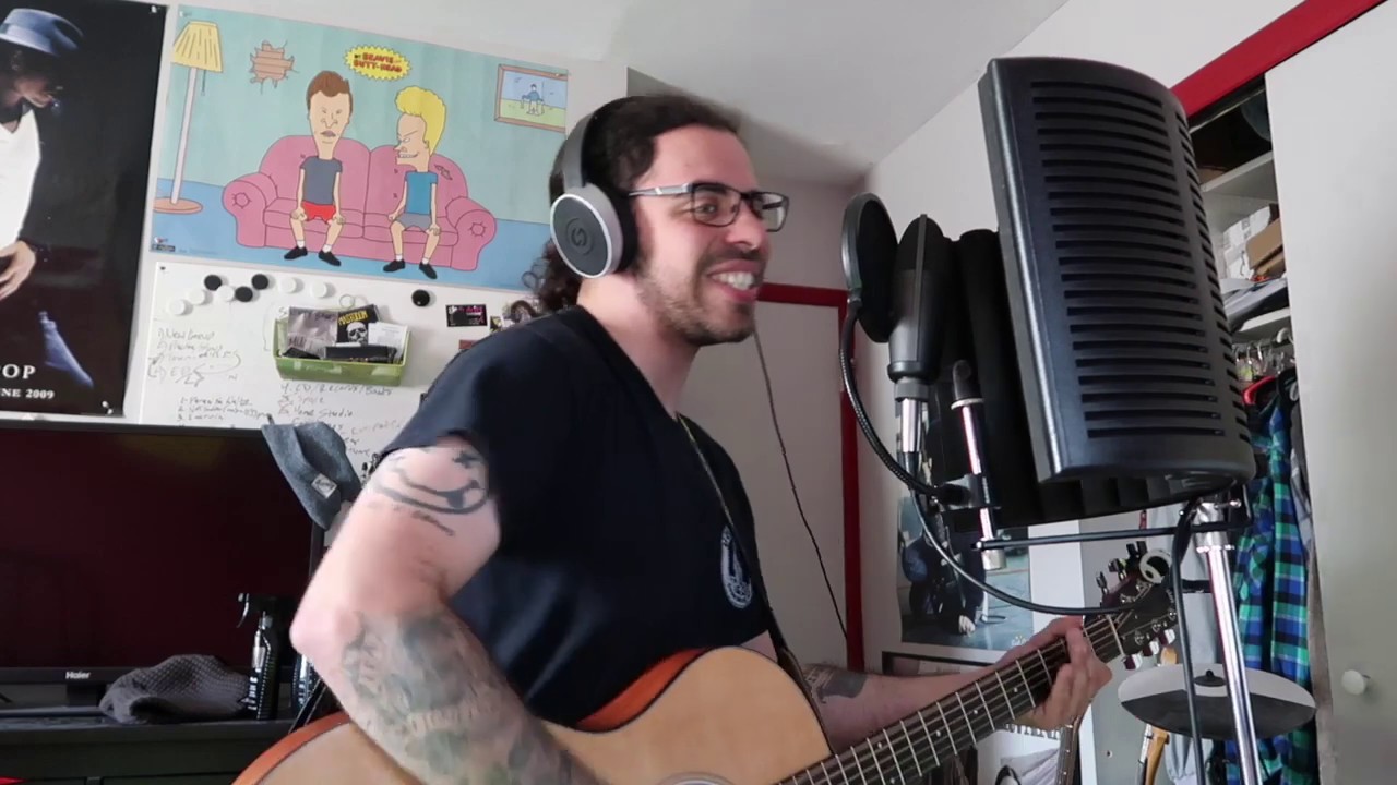 Matty Marcus - 96 Quite Bitter Beings (CKY Acoustic Loop Cover) - YouTube