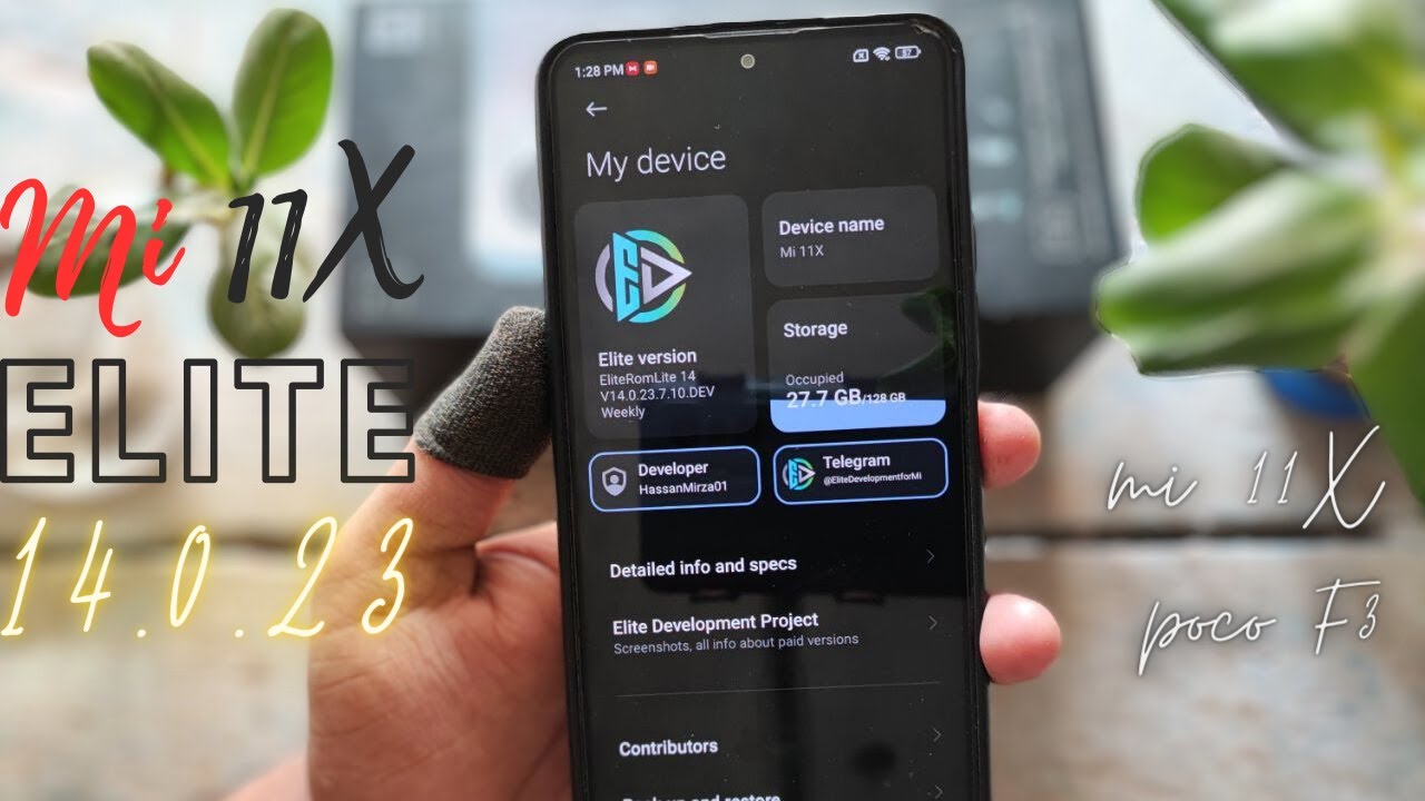 Elite rom 14.0.23 For MI 11X | Poco F3 | Gaming Wala MIUI ROM ...