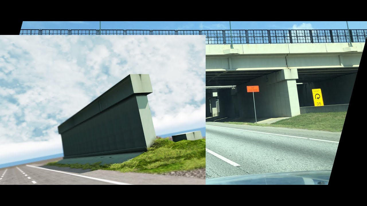 Highway Bridge Overpass Creation - Part 1 - BeamNG - YouTube