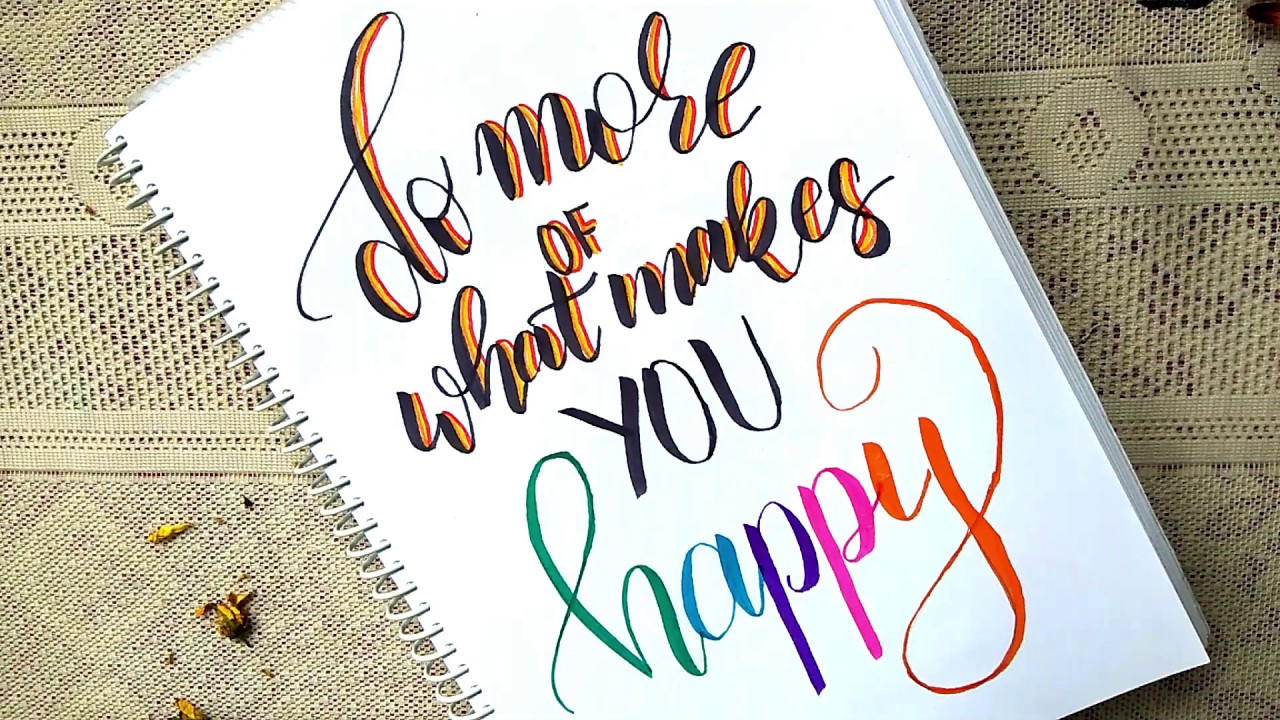 Real Time Lettering With Me | Ink Alchemy - YouTube