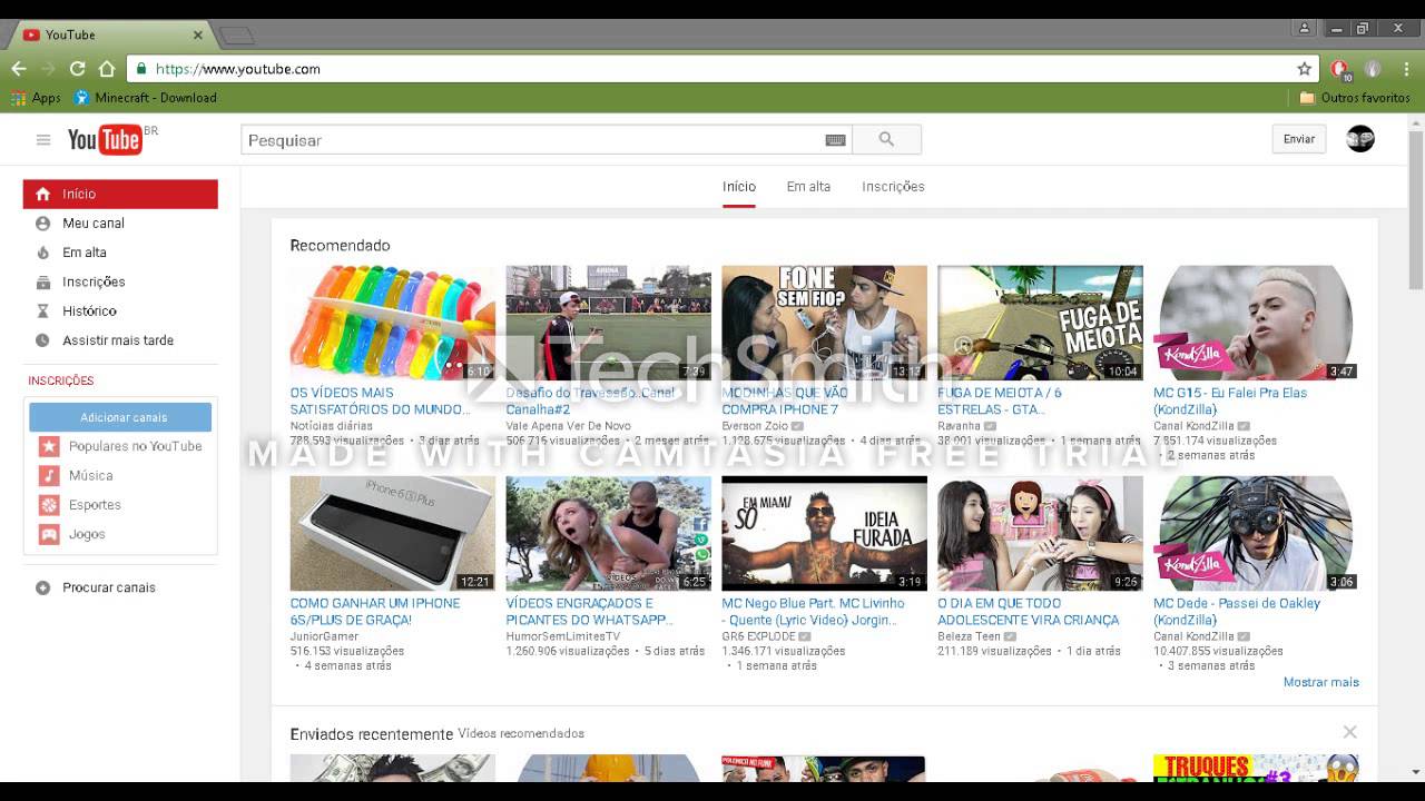 Como fazer para assistir um video no youtube - YouTube