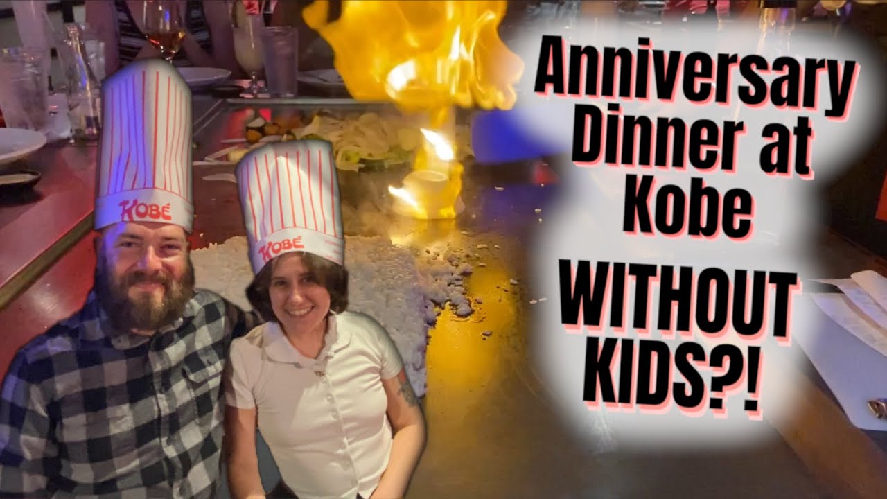 Hibachi dinner at Kobe Steakhouse for our Second Anniversary! - YouTube