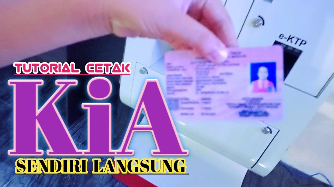 TUTORIAL CETAK KARTU IDENTITAS ANAK KIA MUDAH - YouTube