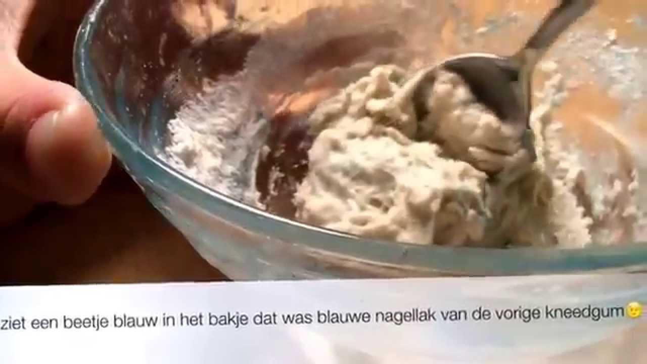 Kneedgum maken - YouTube