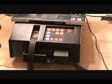 DSI NC2400 Paper Tape Punch/Reader Duplicator - YouTube