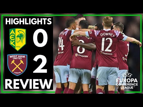 AEK LARNACA 0-2 WEST HAM | HIGHLIGHTS | EUROPA CONFERENCE LEAGUE LAST 16