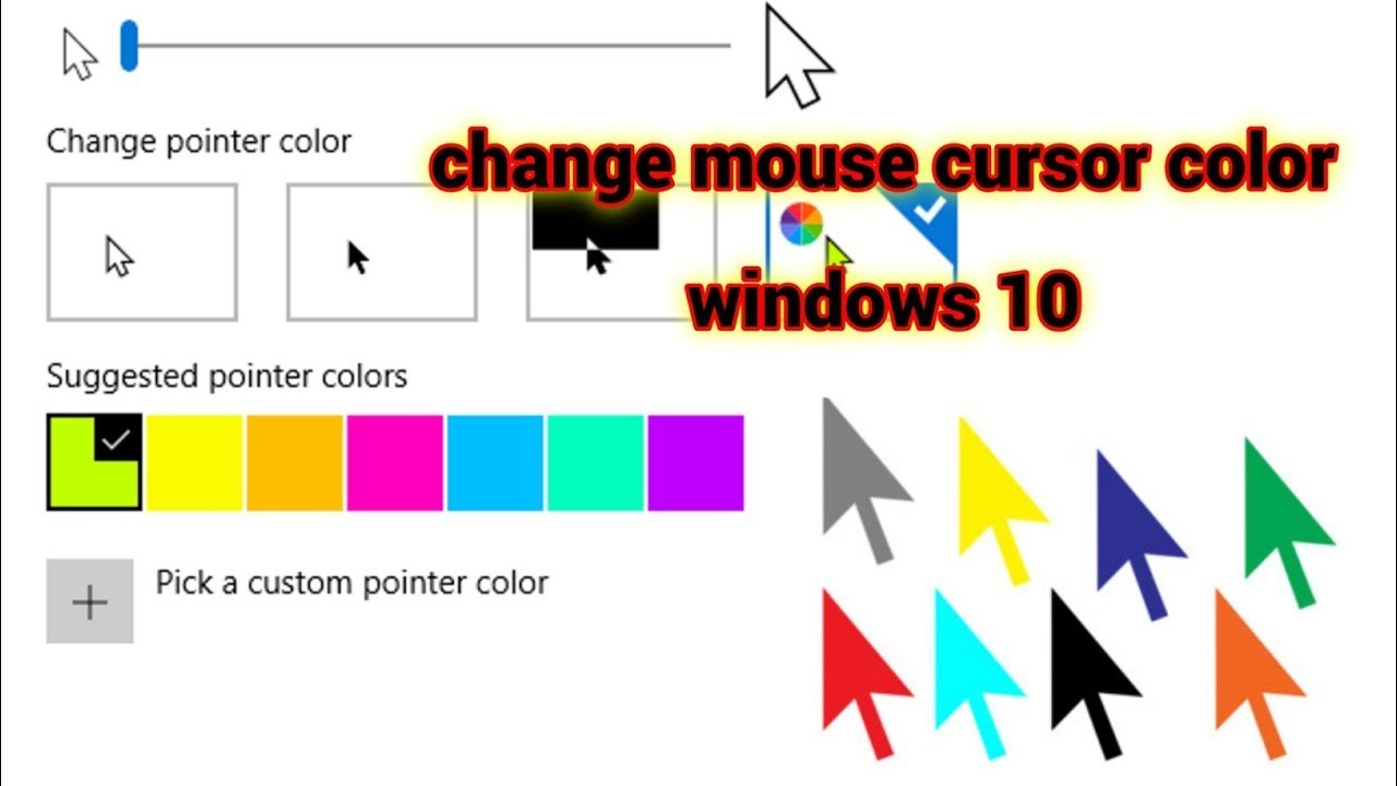 How To Change Your Mouse Pointer Color And Size In Windows 10 Without how-to-change-your-mouse-pointer-color-and-size-in-windows-10-without