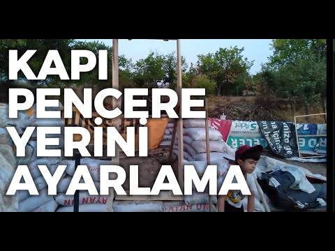 ÇUVAL EV PROJESİ | 18 (KAPI PENCERE KÖR KASALARI YAPMA)