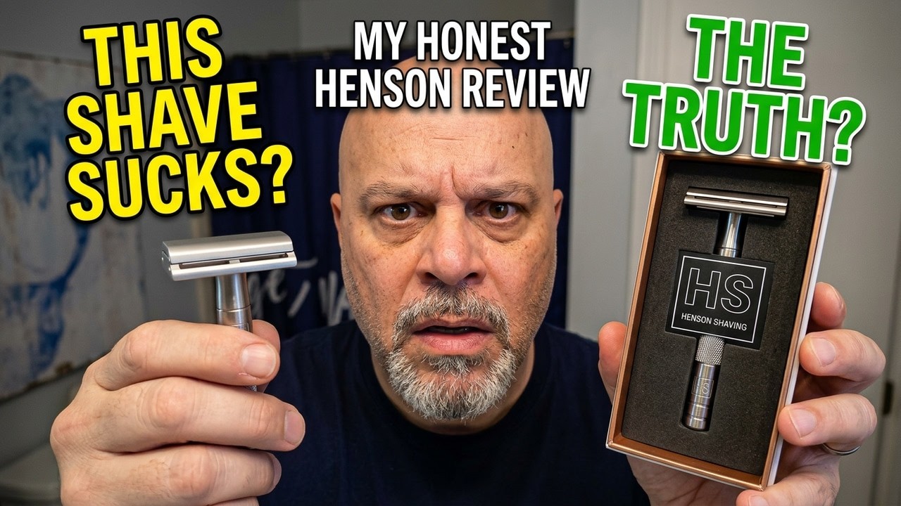 I HATED Aluminum Razors Henson Shaving AL13 Review - YouTube
