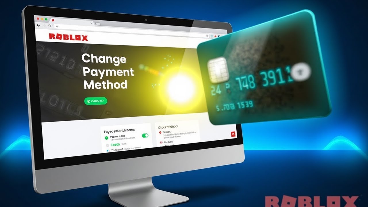 How to Add and Change Payment Method on Roblox - YouTube