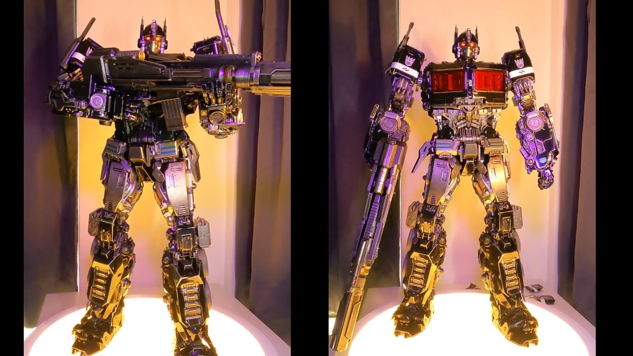 NEMESIS PRIME Full Review THREEZERO PREMIUM Optimus Prime Evil Version ...