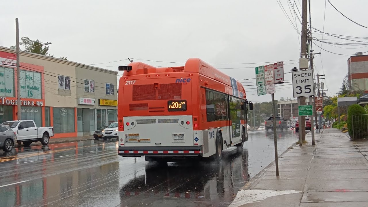 NICE: N20G Bus On-board (2022 Gillig BRT+ CNG 2117) | October 14, 2023 ...