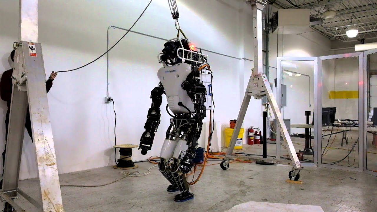 Atlas upgraded - first steps with the MIT controller - YouTube