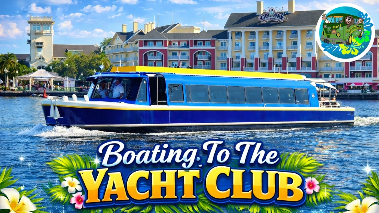 Disney Boat Ride 🚤 Hollywood Studios to Yacht Club | Friendship Boat ...