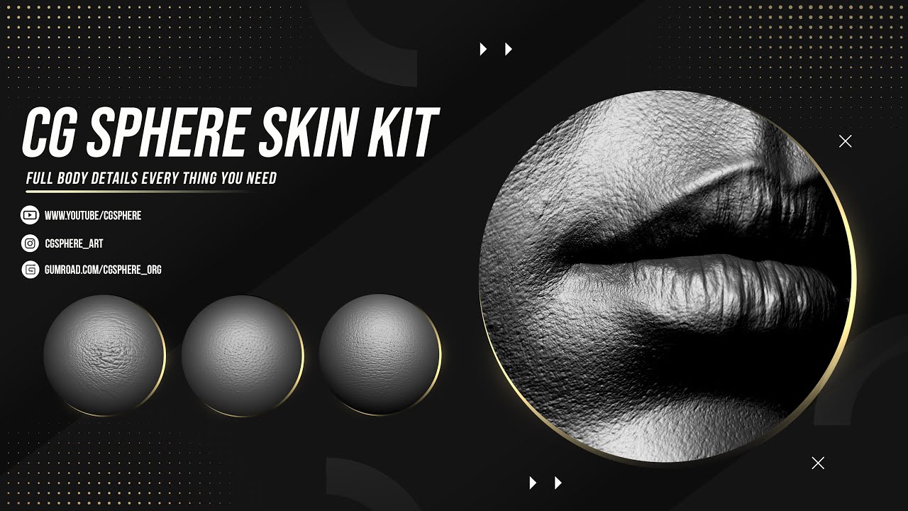 Zbrush Realistic Skin Alpha - YouTube