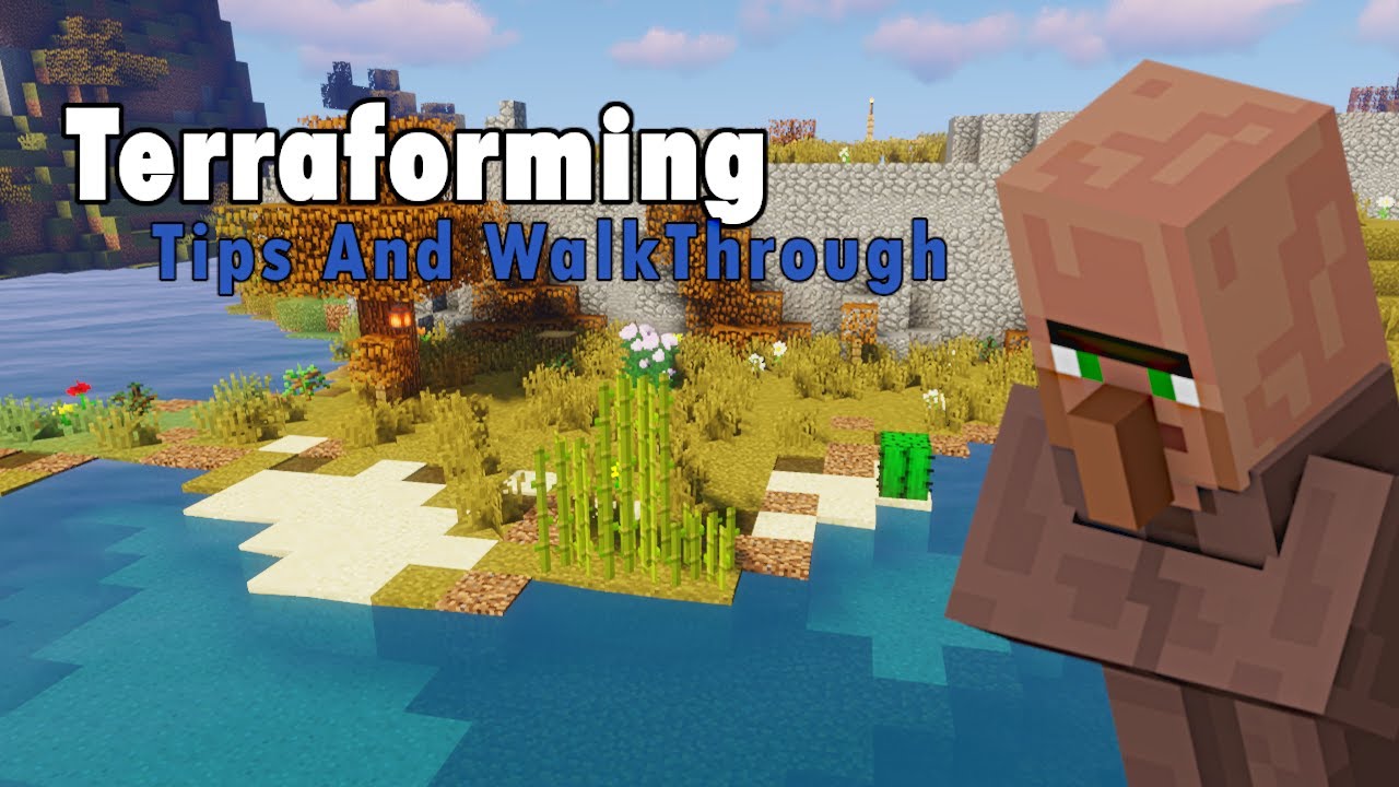 Minecraft | Terraforming Tips and Tricks for Better Terrain! - YouTube