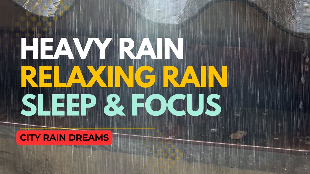 Heavy Rain on the Roof at Night | Relaxing Rain Sounds for Deep Sleep ...