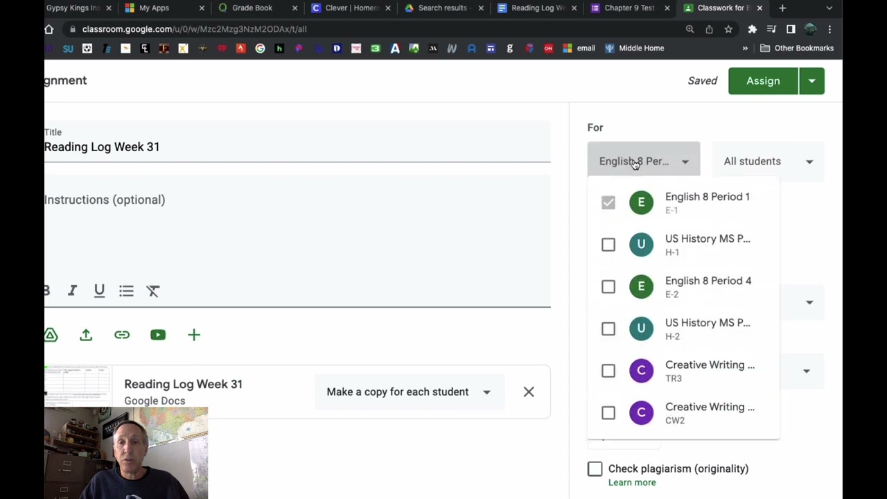 How To Schedule Across Multiple Classes In Google Classroom YouTube How To Schedule Across Multiple Classes In Google Classroom YouTube