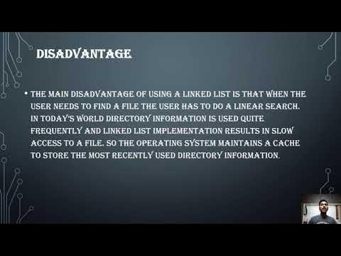 DIRECTORY IMPLEMENTATION AND FREE SPACE MANAGEMENT - YouTube