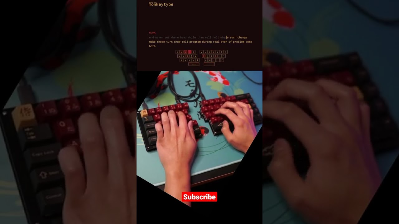 Typing speed 160wpm world record 👌 - YouTube