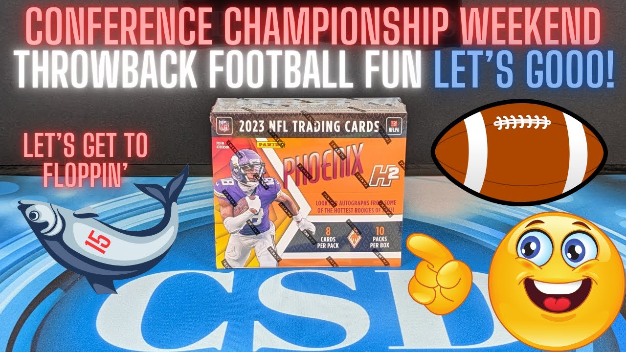 2023 Panini Phoenix Football H2 Hobby Box Review. Conference Champion ...