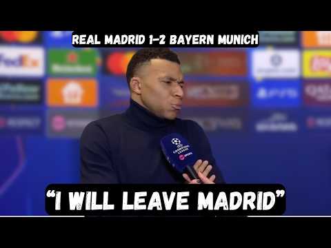Kylian Mbappe LEAVING REAL MADRID after loss - Post Match Interview - Real Madrid 1-2 Bayern Munich