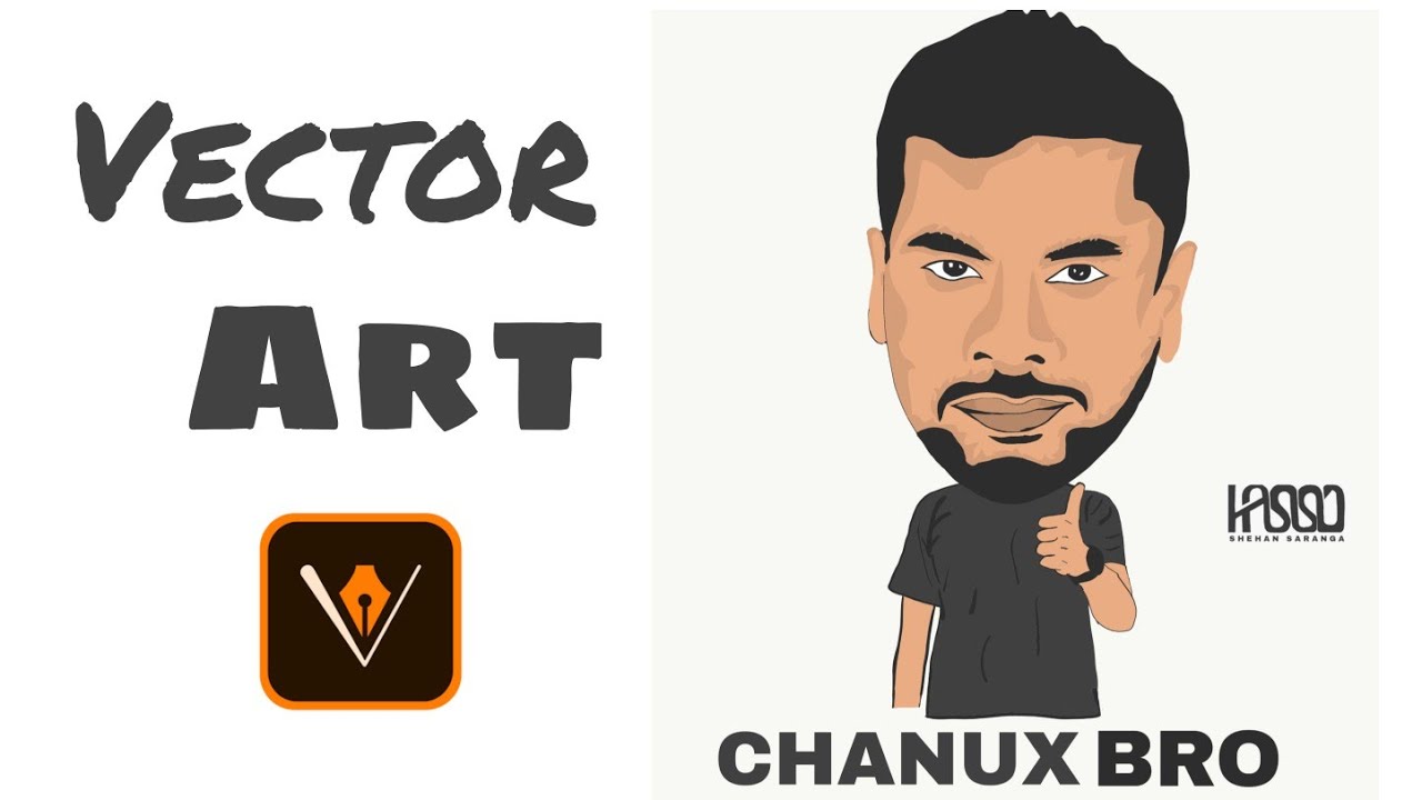 Vector art / adobe draw /chanux bro - YouTube