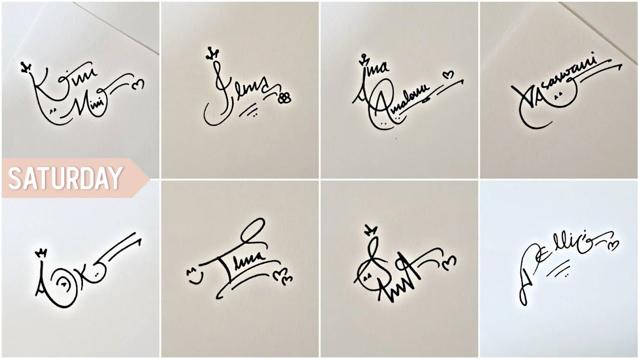 How to Signature My Name | New Signature Designs for you - YouTube