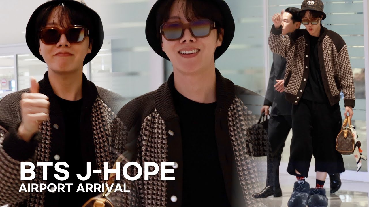 BTS 제이홉 '인천공항 입국' | BTS J-HOPE Airport Arrival - YouTube