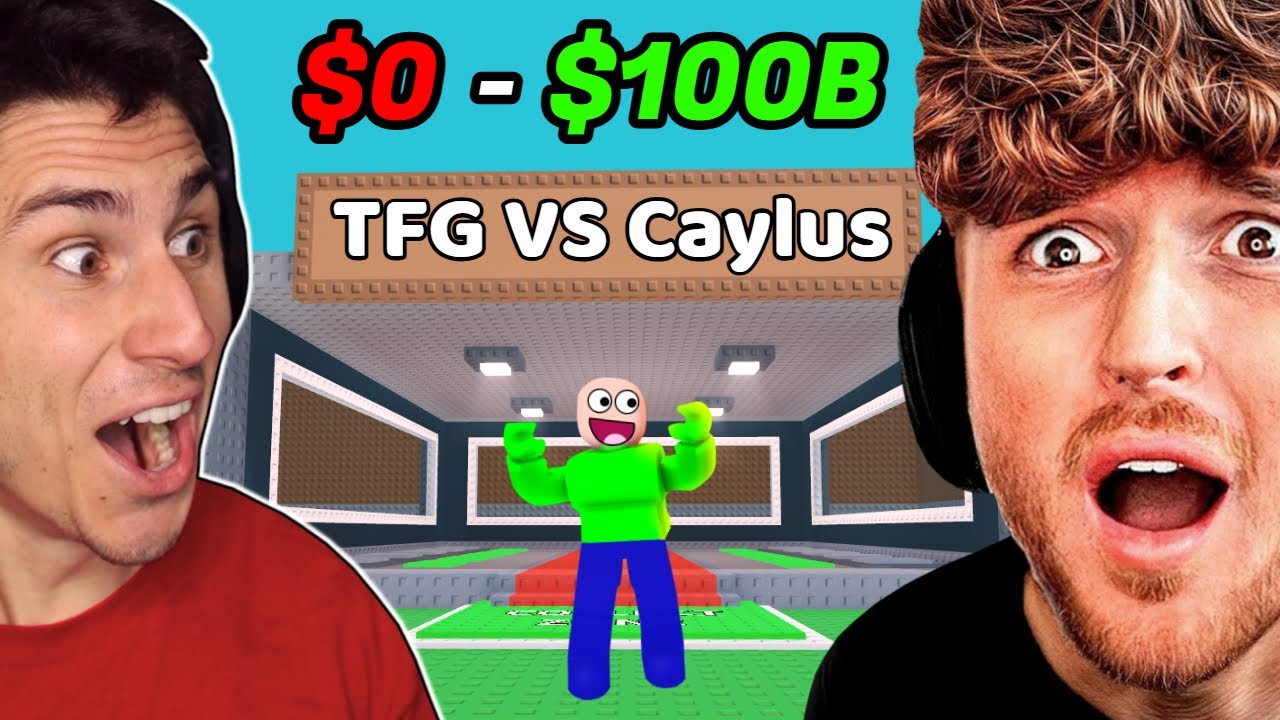 I BEAT CAYLUS! | Roblox Steal a Brainrot $0 - $100B - YouTube