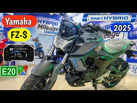 New Yamaha FZ-S Grey colour check out details review and 2025 🔥 latest ...