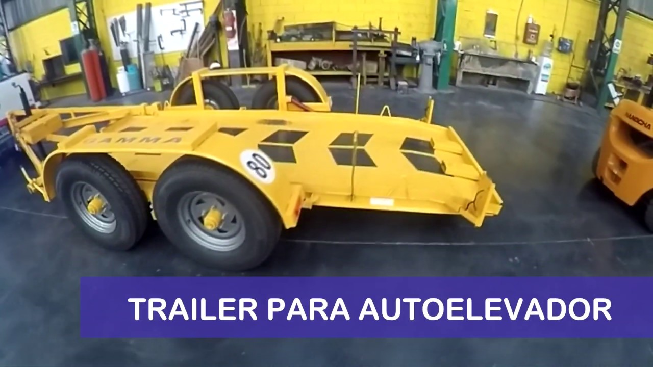 TRAILERS IYC - Trailer para Autoelevador - Carreton - Montacargas ...
