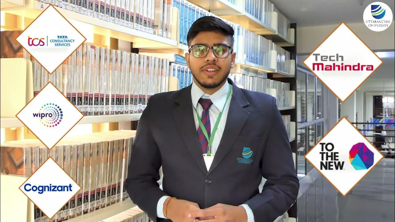 Ansh Mittal (B Tech. CSE) || Placement Stories || Uttaranchal University Reviews - YouTube