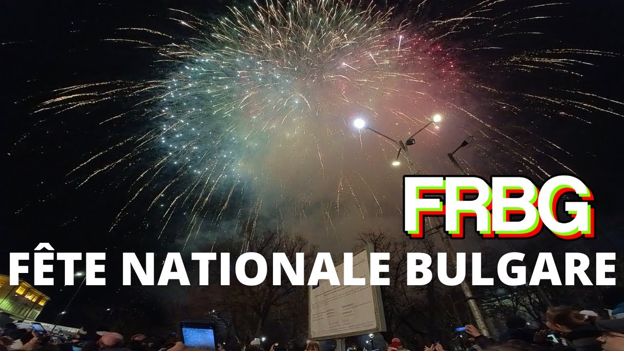 Feu d'Artifice de la Fête Nationale Bulgare - YouTube