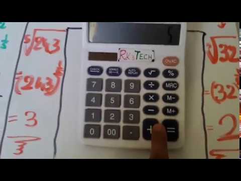How to find Fifth Root on Calculator By RK'S TECH 👍 - YouTube