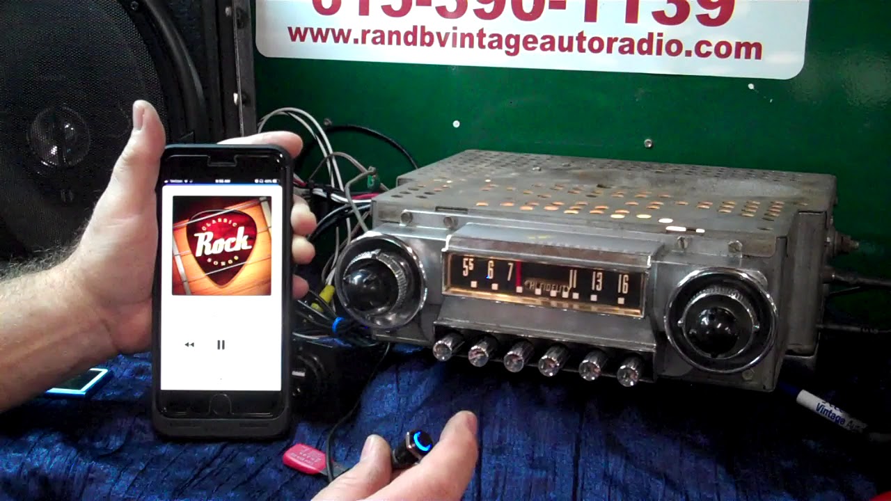 1951 Ford Custom original AM radio - YouTube