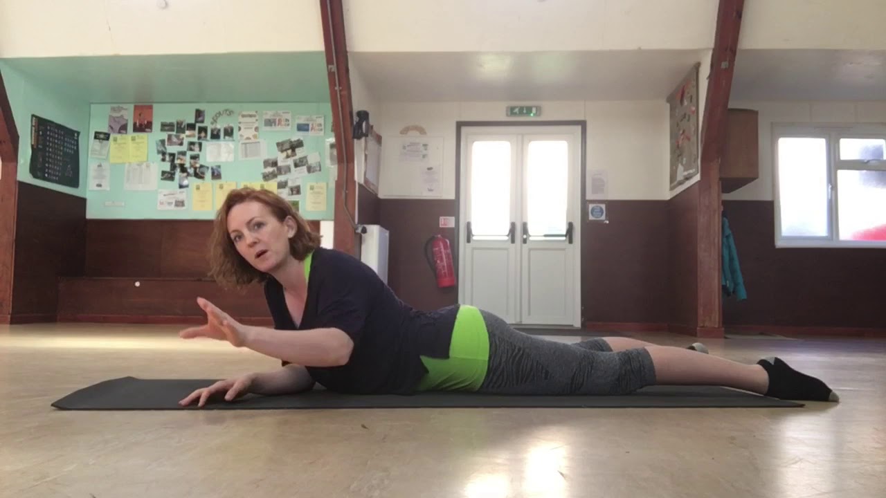 Working into Extension and the Back Line - Pilates - YouTube