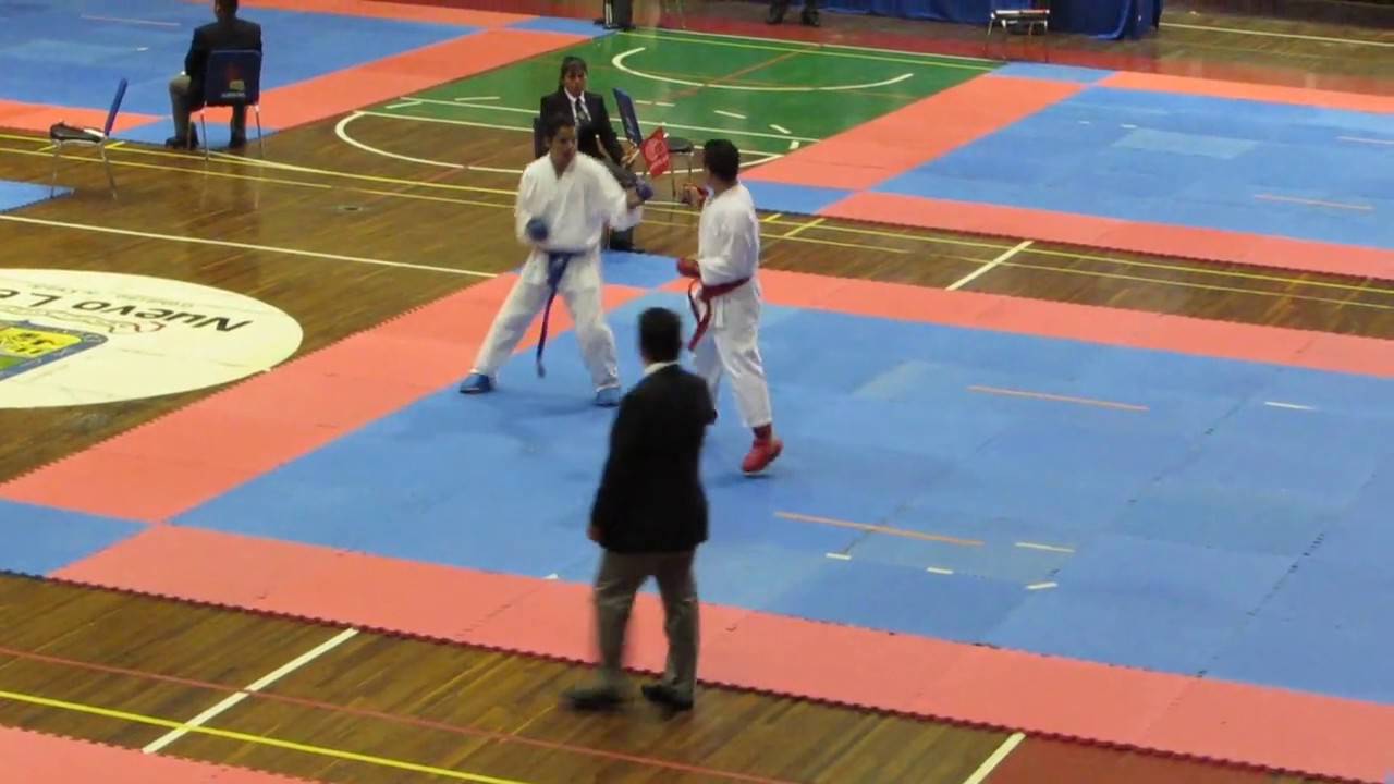 wado kai mexico torneos estatal selectivo kumite 70- david gaon - YouTube