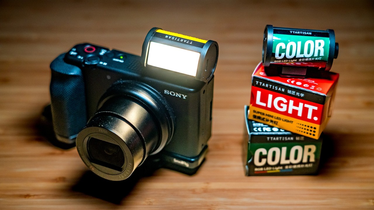 Fun Retro Film Cassette Lights // TTArtisan Super Mini LED Light - YouTube