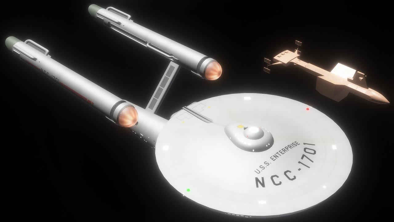 SS Botany Bay v TOS Enterprise Size Comparison - YouTube