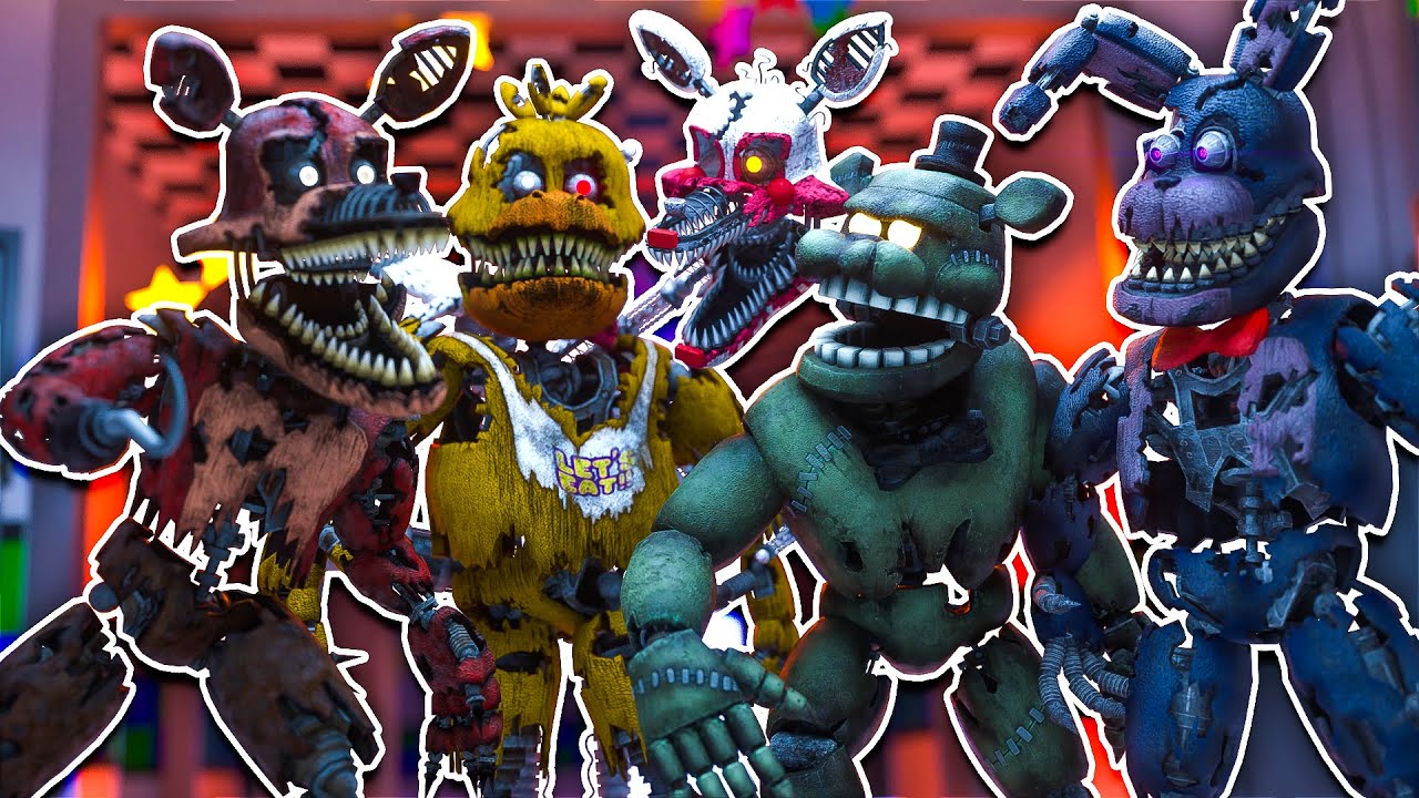 Nightmare FNAF | Minecraft Five Nights at Freddy’s Roleplay - YouTube