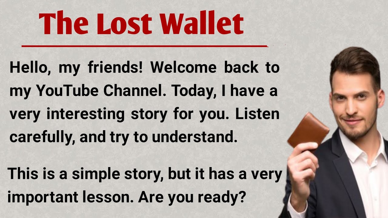The Lost Wallet | English Learning Story | English Audio Book Story ...