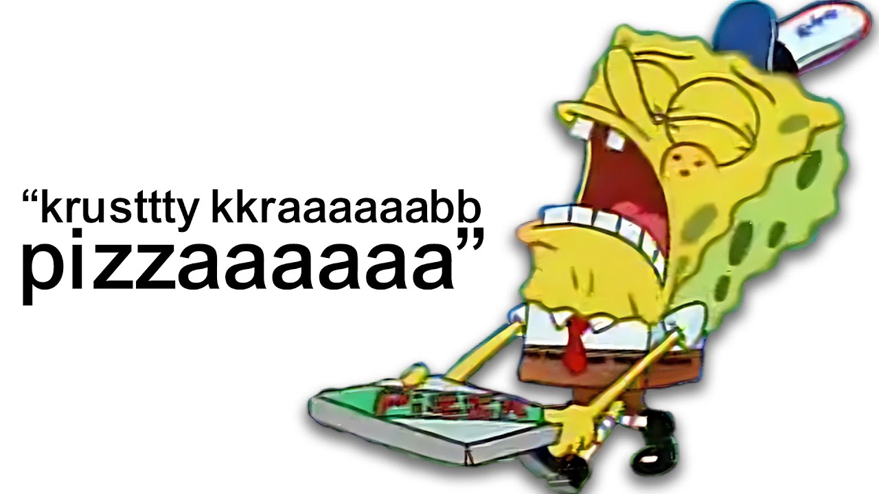 The Spongebob Krusty Krab Pizza - YouTube