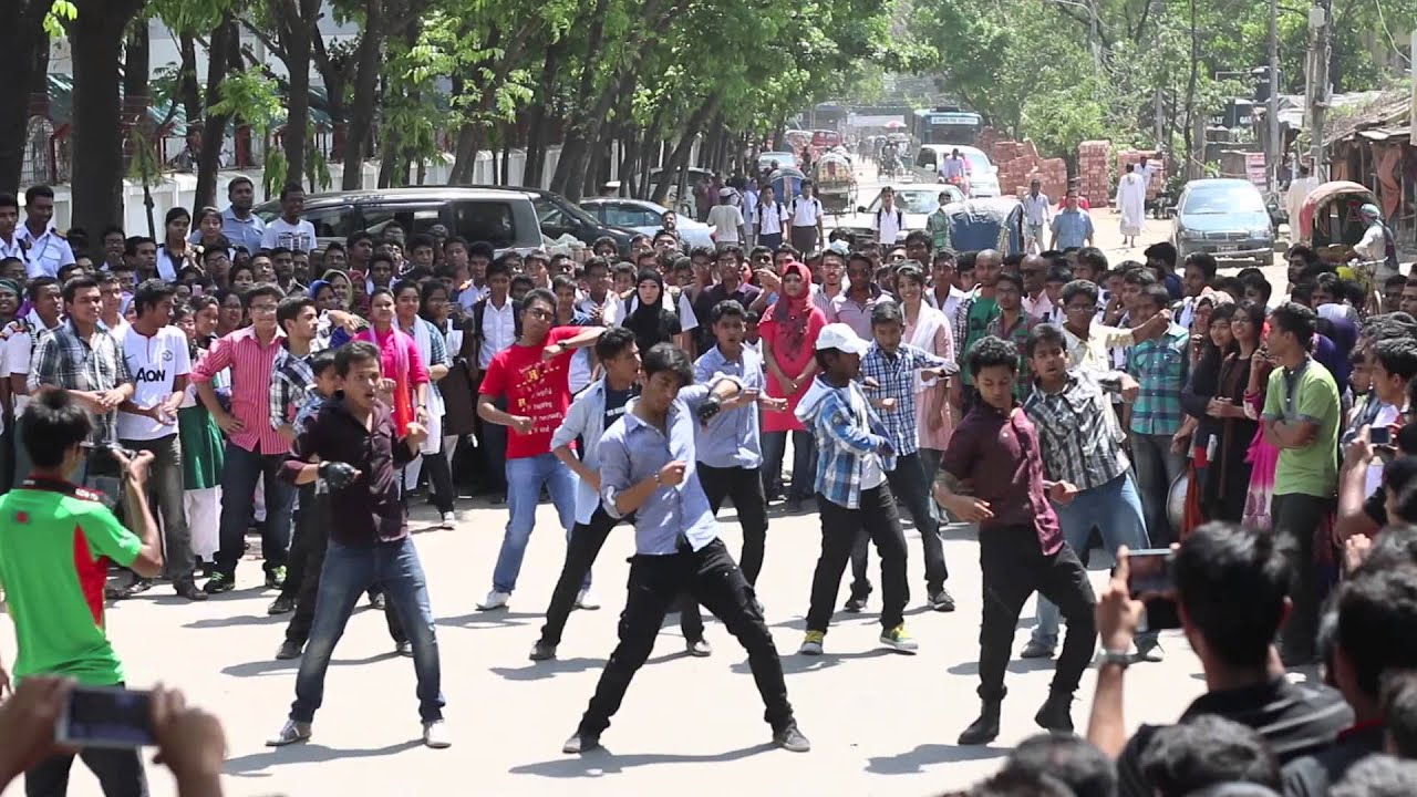 Official Flash Mob of Rajuk Uttara Model College - YouTube